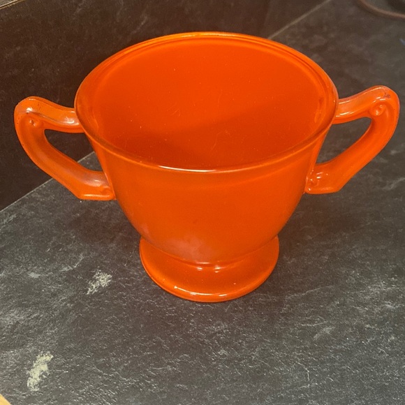 Kitchen | Vintage Orange Glass | Poshmark